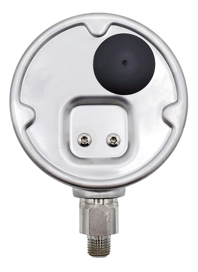 Manómetro 4", lleno de líquido premium, 1/4" NPT, inferior, 3000 psi-kg/cm2 | Instrutek